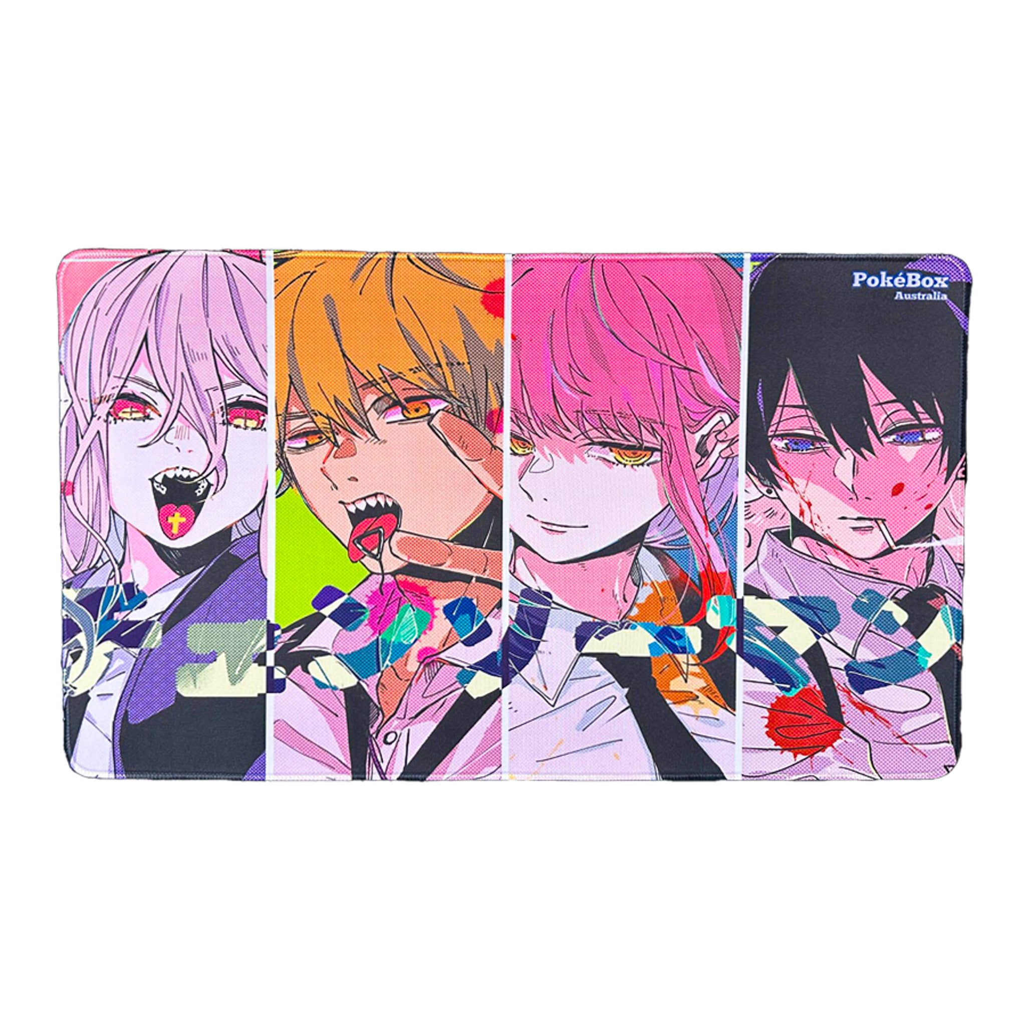 Buy Chainsaw Man - Power - Denji - Makima - Aki - Custom Playmat/Mouse ...