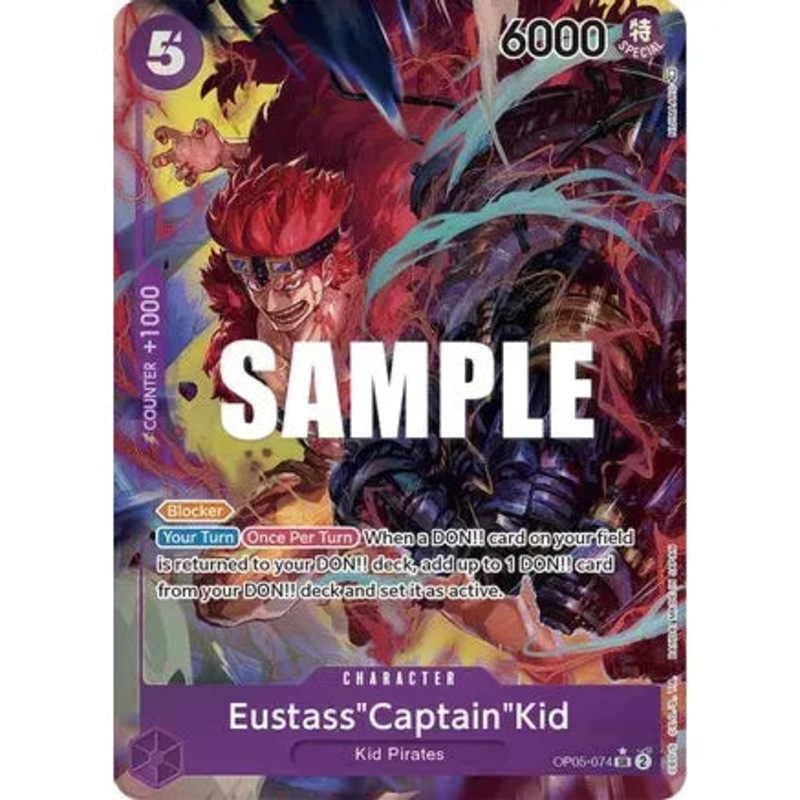 Buy Eustass"Captain"Kid OP05-074 SR (Alternate Art) - One Piece Card ...
