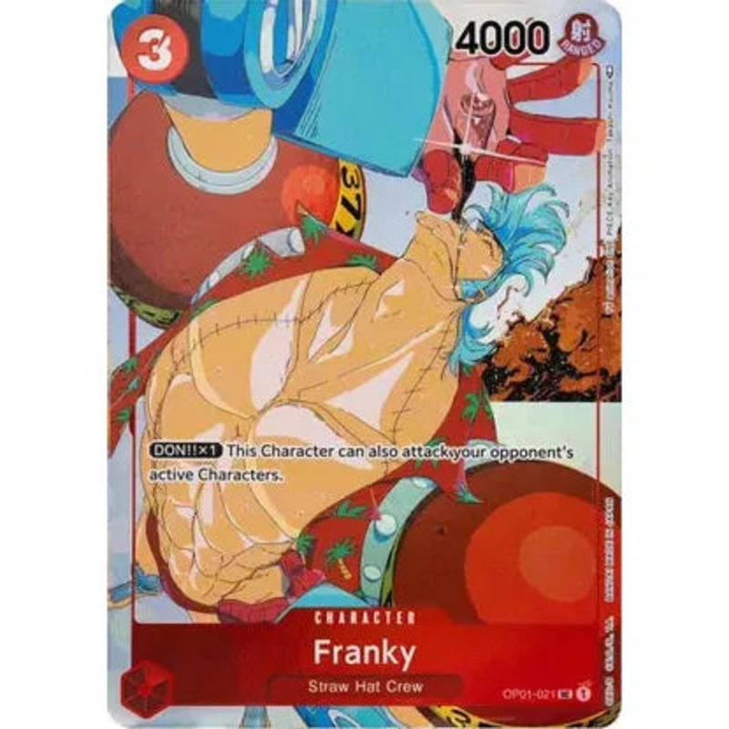 Buy Franky OP01-021 UC (Alternative Art) - One Piece Card Game Gift Collection 2023 - MyDeal