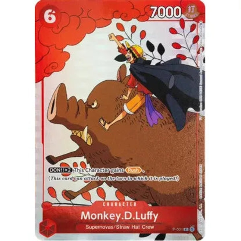 Buy Monkey D Luffy P-001 PR (Alternative Art) - One Piece Card Game Gift Collection 2023 - MyDeal