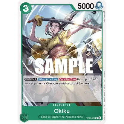 Buy Okiku OP01-035 (Alternate Art) - One Piece Card Game Tournament ...