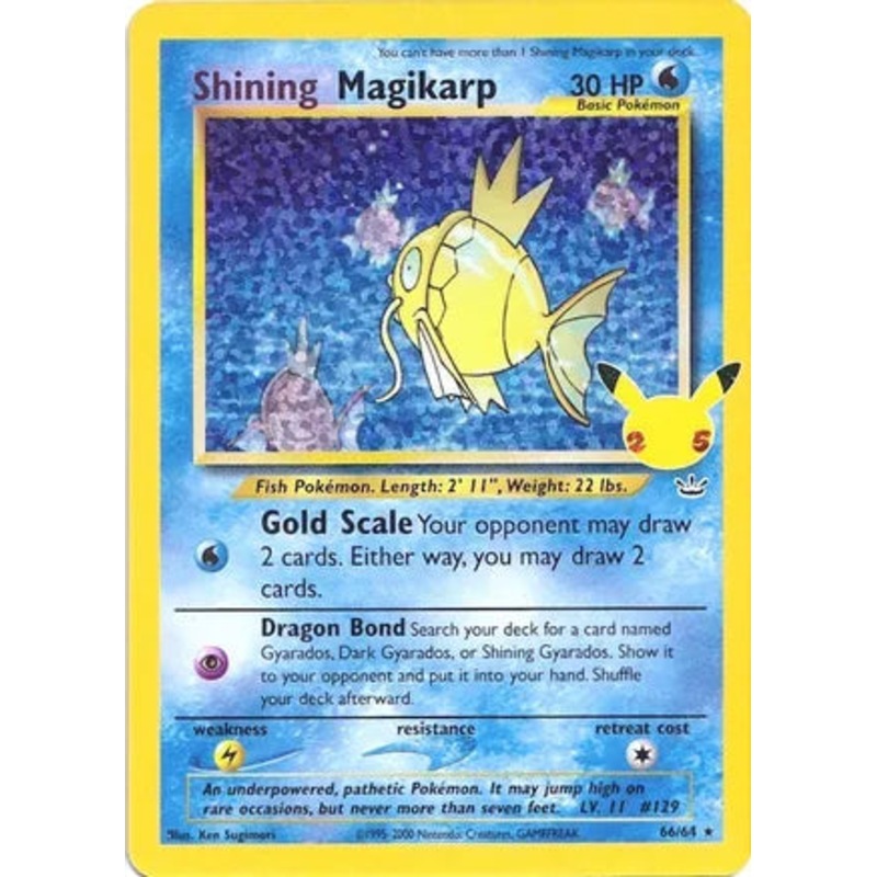 Buy POKEMON TCG Celebrations - Shining Magikarp 66/64 Classic ...