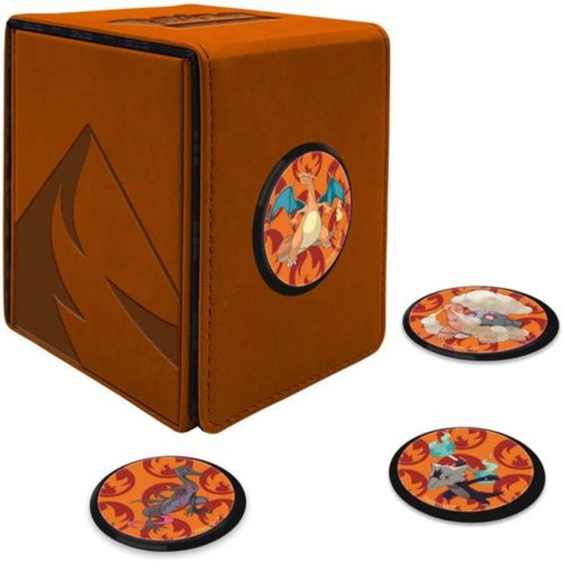Buy ULTRA PRO Pokemon - Alcove Click Deck Box - Scorching Summit - MyDeal