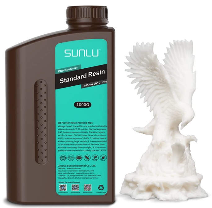 Buy 3d Printing Resin 405nm UV Curing & Filters 1kg - White - MyDeal ...