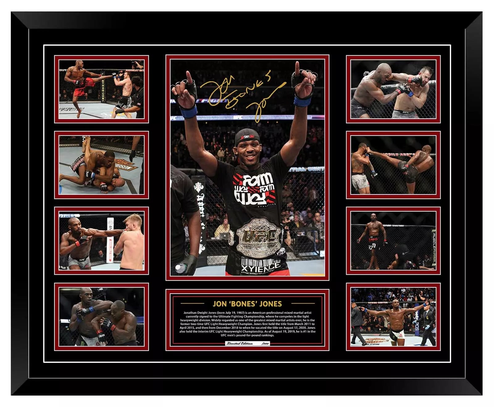 Buy JON BONES JONES JON JONES UFC 246 2020 COMEBACK UFC Limited Edition ...