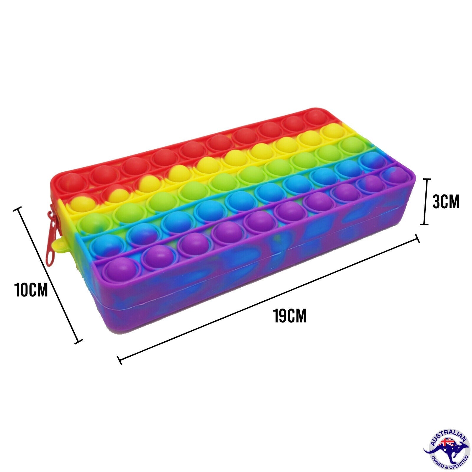 Buy Pop Bubble Toy Fidget Pencil Case Bag Sensory Toy ADHD Educational ...