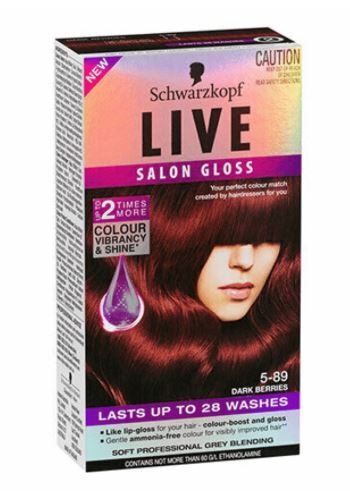 Buy SCHWARZKOPF Live Salon Gloss Red Hair Dye Salon Quality Hair Color ...