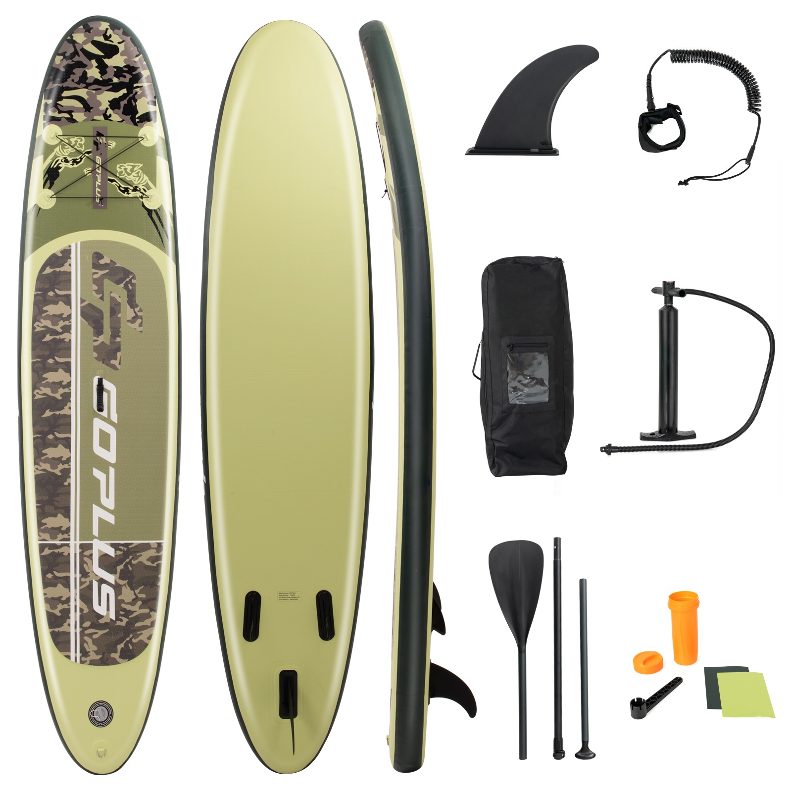 Buy Giantex 11' Inflatable Stand Up Paddle Board w/Accessories ...