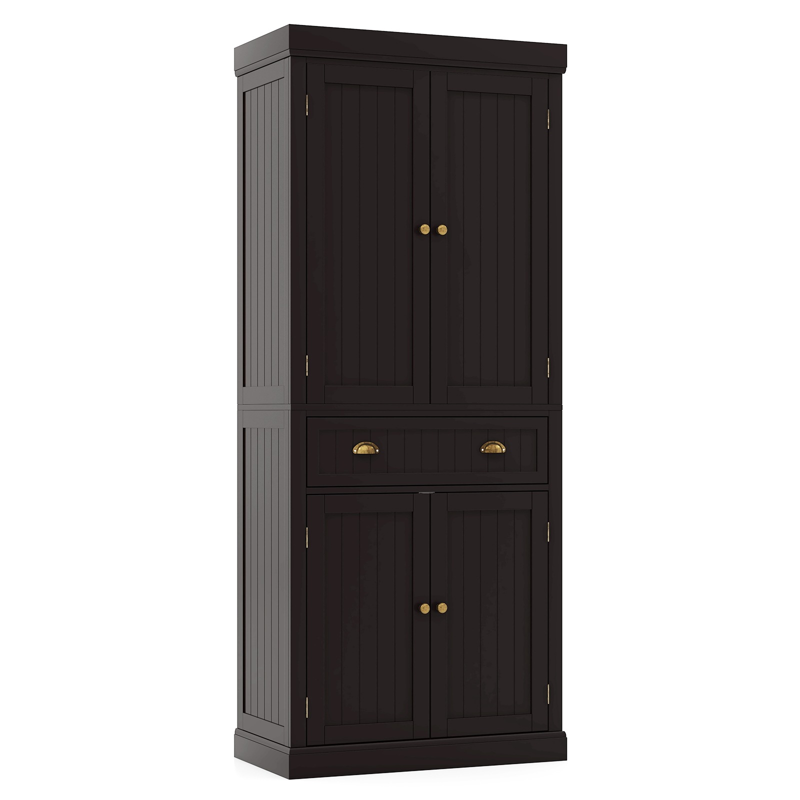 Buy Giantex 183.5cm Kitchen Pantry Storage Cabinet Tall Buffet ...
