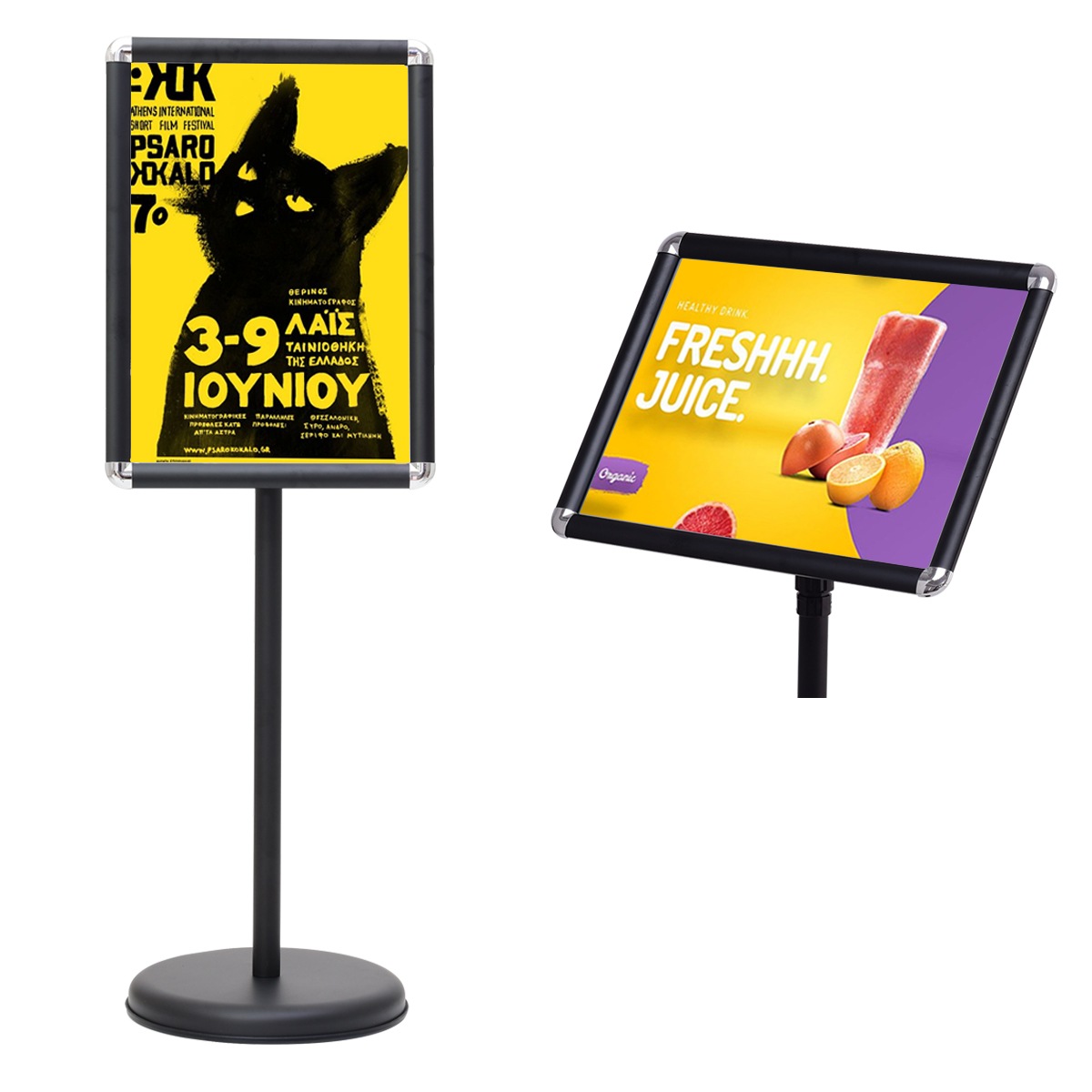 Buy Giantex A4 Adjustable Pedestal Poster Stand Rotate Sign Holder w ...