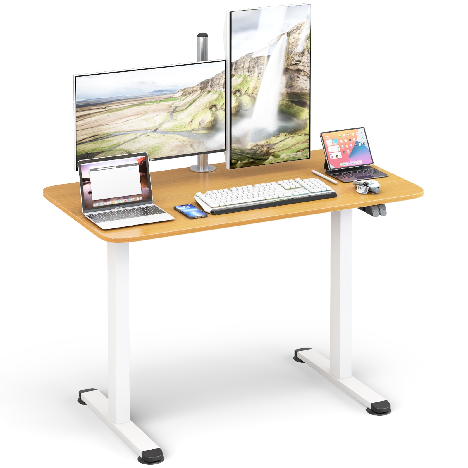 Buy Giantex Electric Standing Desk Motorised Sit Stand Desk Computer ...
