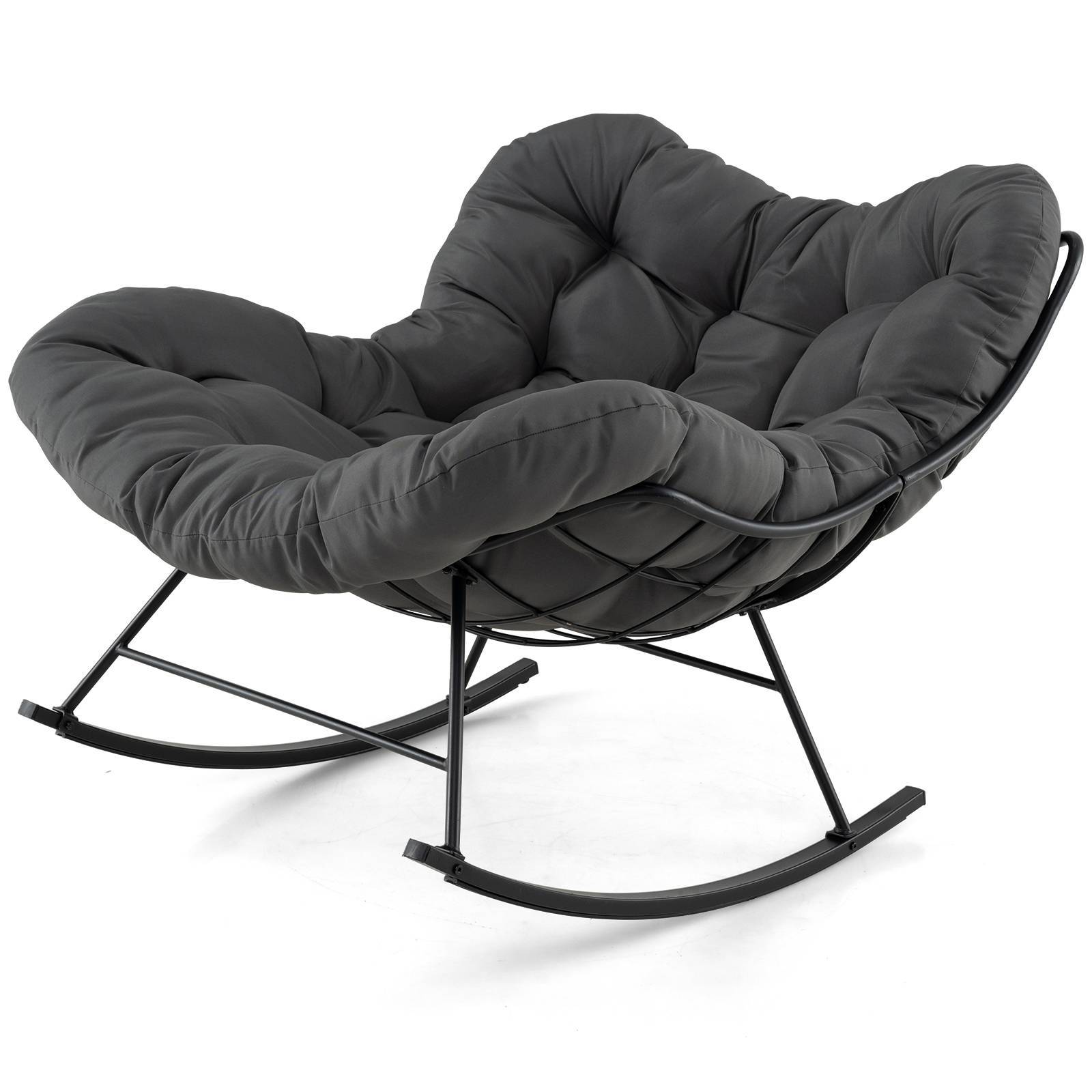 Buy Giantex Rocking Chair Indoor Outdoor Rocker Chair w/Padded Cushion ...