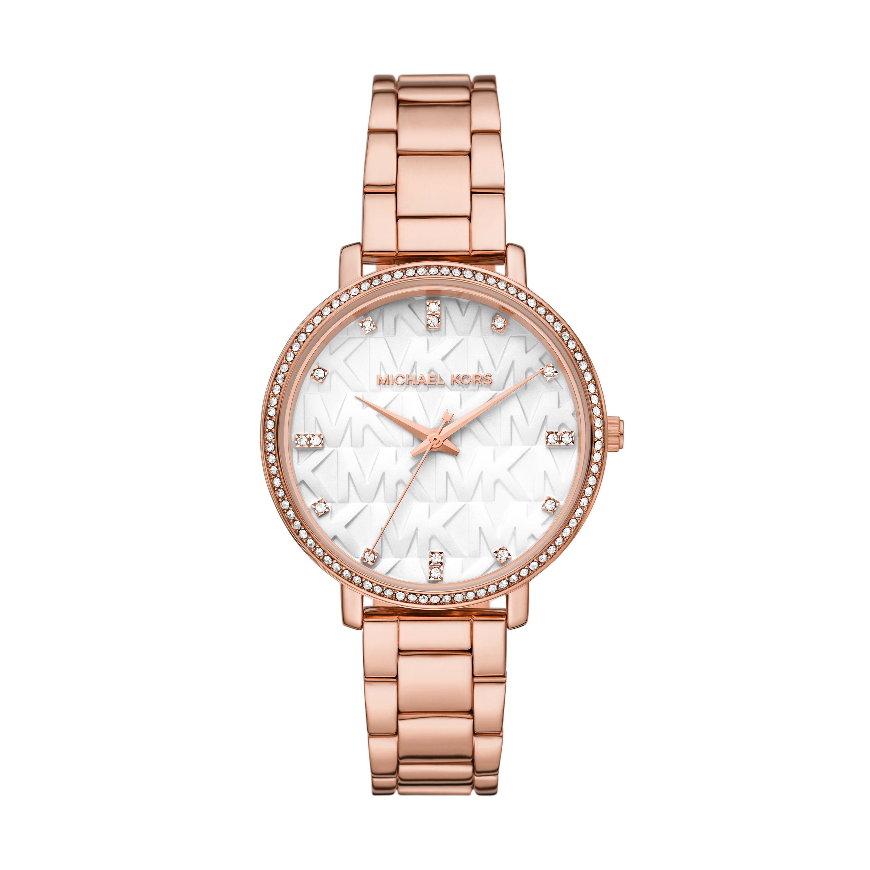 Buy Michael Kors Pyper Three-Hand Rose Gold-Tone Alloy Watch MK4594 ...