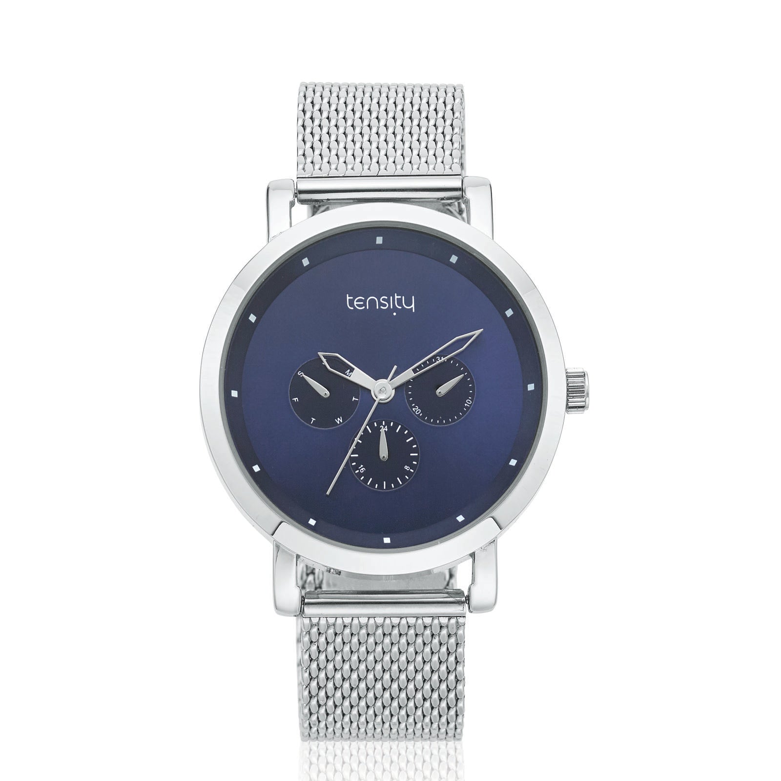 Buy Tensity Men's Unique Blue Dial Water Resistance Analogue Watch 7527 ...