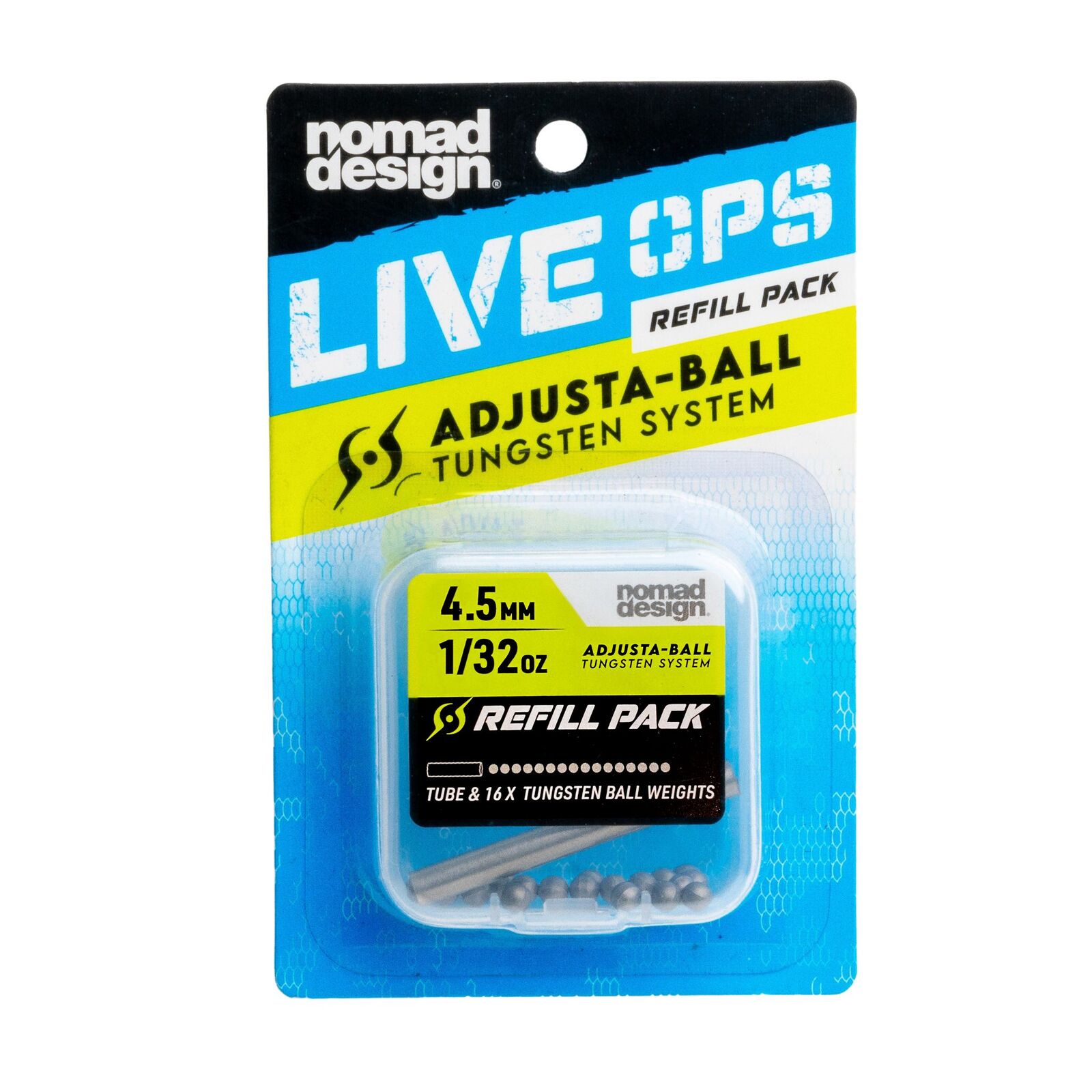 Buy Nomad Design Live Ops Tungsten Fishing Lure Weight Ball Pack #4.5g (16pcs) - MyDeal Australia