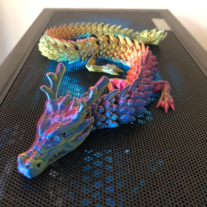 Buy 3D Printing Rainbow Dragon Chinese Dragon Movable Dragon Rainbow ...