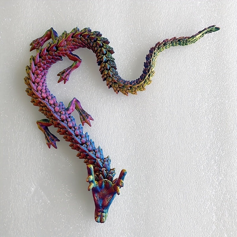 Buy 3D Printing Rainbow Dragon Chinese Dragon Movable Dragon Rainbow ...