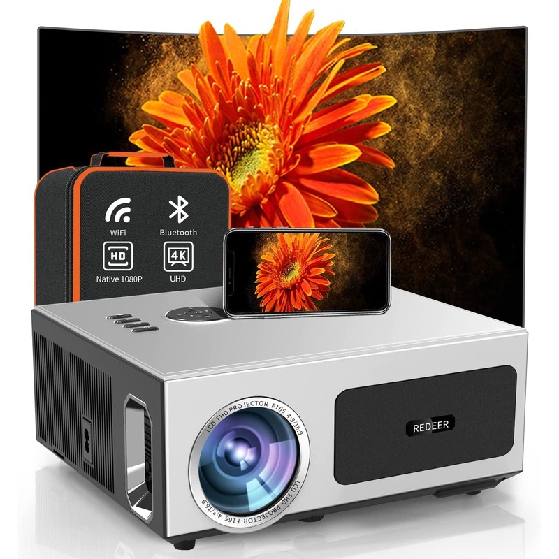 Buy 4K Projector Max 500"Display,1000Ansi Projector 4K Wifi and ...