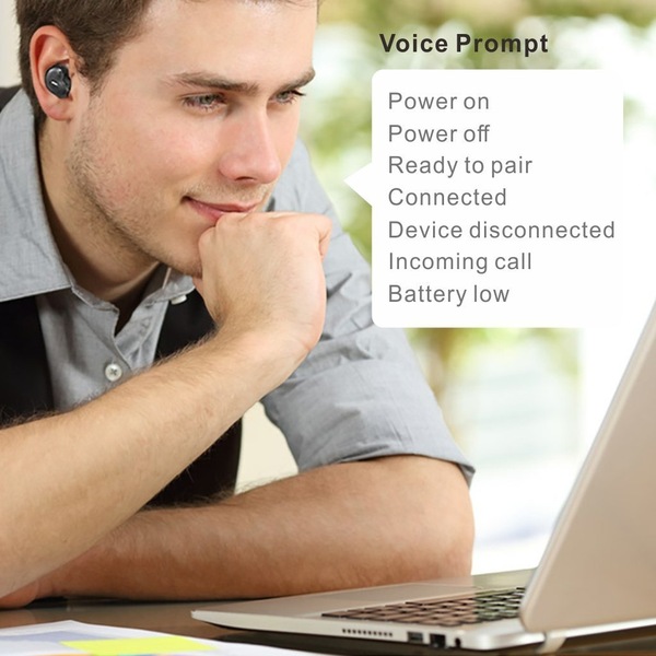 Buy Avantree Apico Mini Bluetooth Earbud, Featuring Invisible Earpiece ...