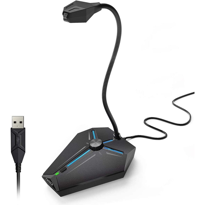 Buy CMTECK Computer Microphone, G006Plus USB Desktop Condenser PC ...