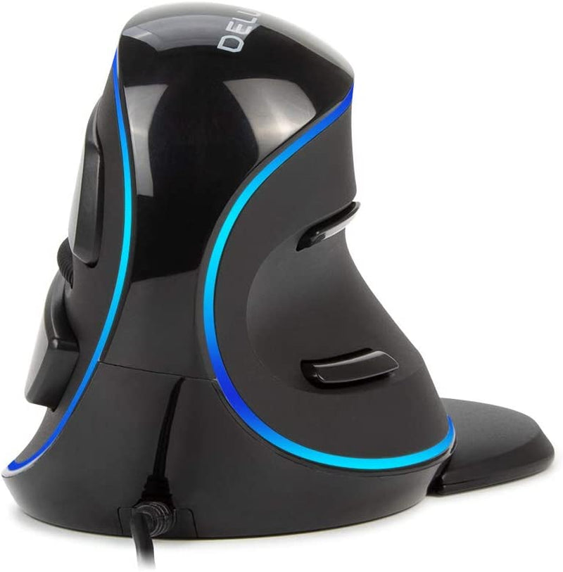 Buy Delux Wired Ergonomic Mouse with 7200DPI, Vertical Mouse Large with ...