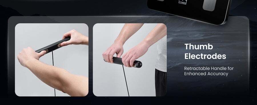 Buy FITINDEX Smart Scale for Body Weight and Fat, 8 Electrode Full Body ...