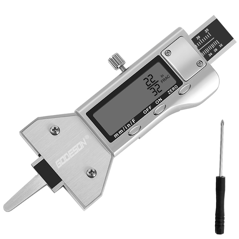 Buy GODESON Metal Digital Tire Tread Depth Gauge, LCD Display Tire Tread Depth Gauge with 3 ...