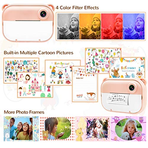 Buy Joytrip Kids Instant Print Camera, Kids Camera with 2.4” HD Large ...