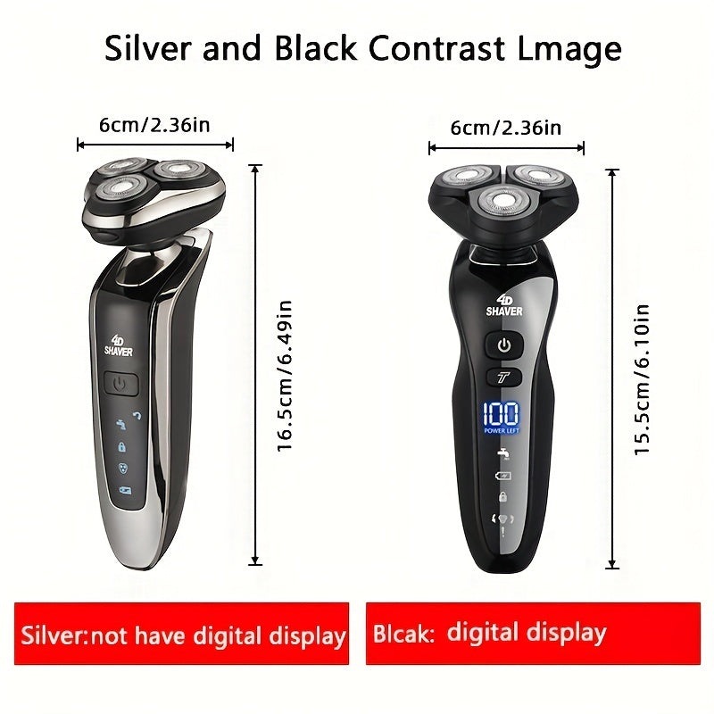 Buy MIGUAN ProShave Electric Razor - 3D Rotary Shaver for Dry & Wet ...