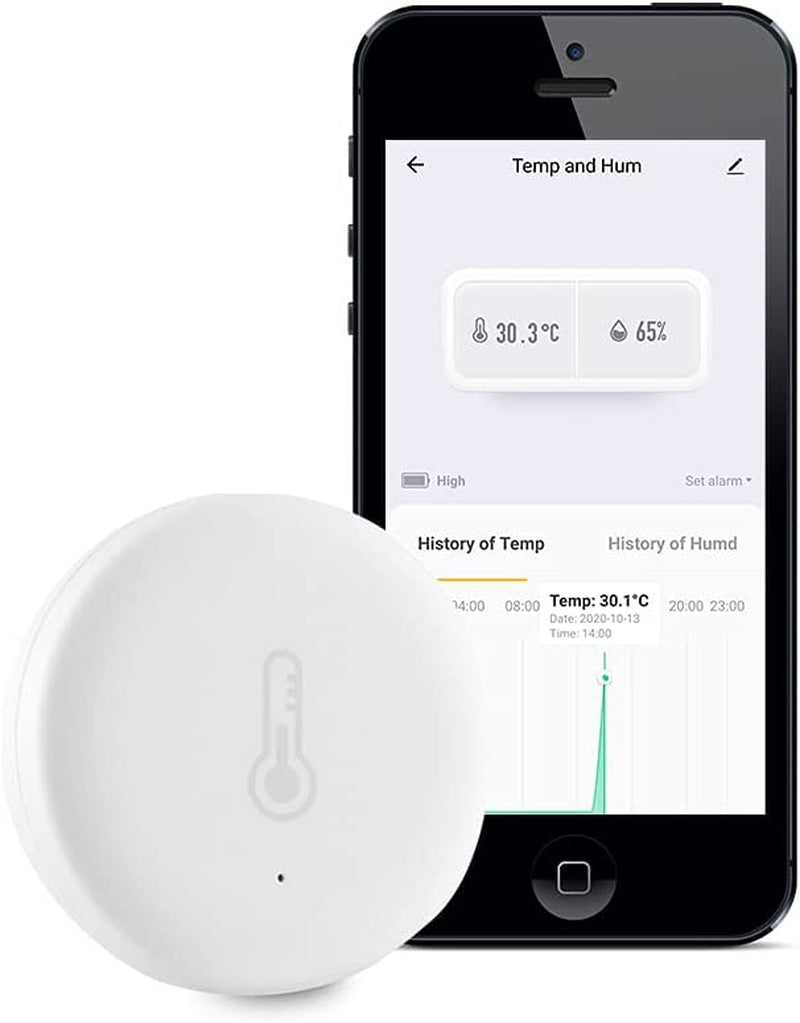Buy MOES Zigbee Temperature and Humidity Sensor, for Remote Monitoring ...