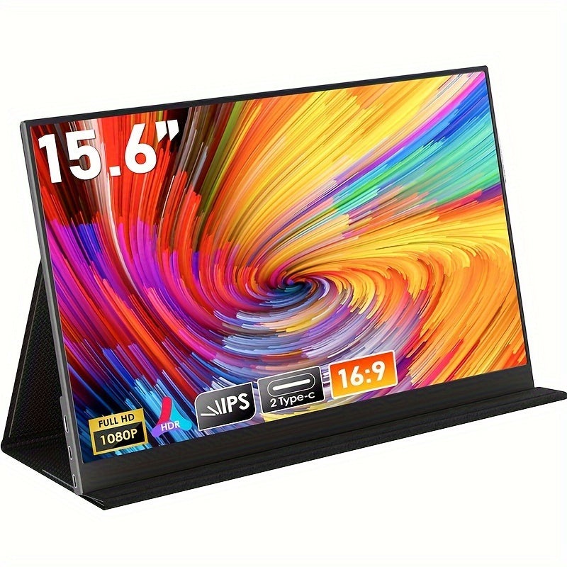 Buy Portable Monitor 15.6'' 1080P FHD USB-C Portable Laptop Monitors ...