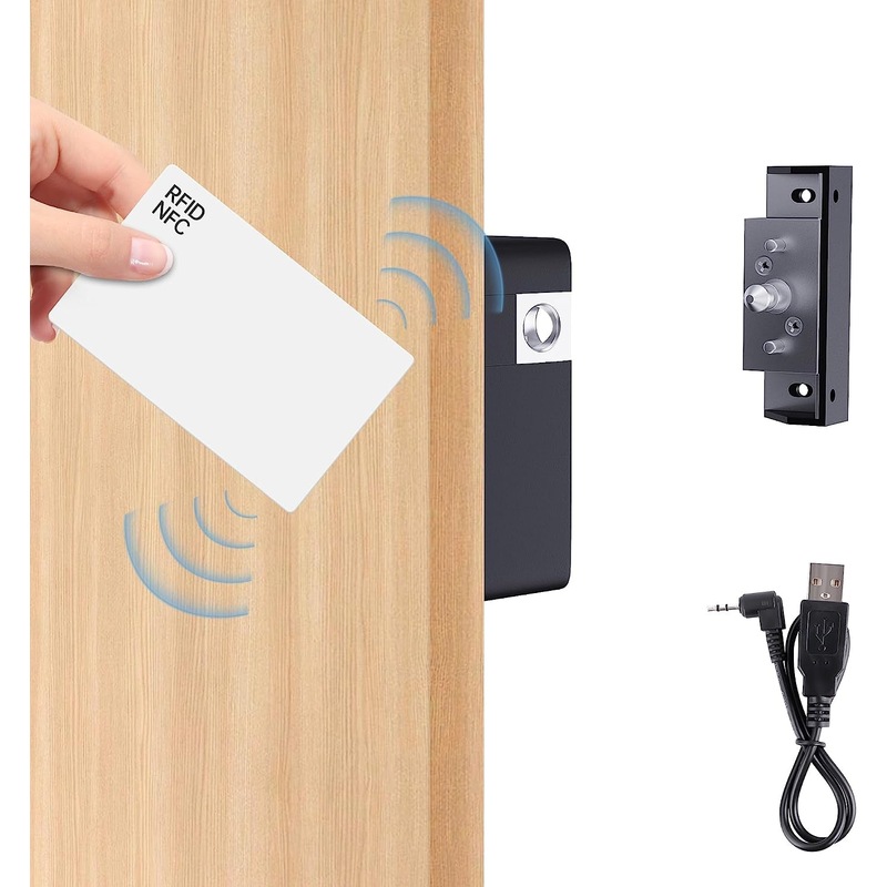 Buy RFID Electronic Cabinet Lock, Smart NFC Drawer Locks, Hidden Card ...