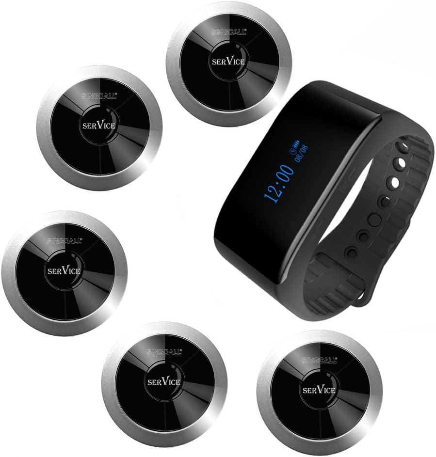 Buy SINGCALL Wireless Calling System, Nurse Call System, 360 Degree ...