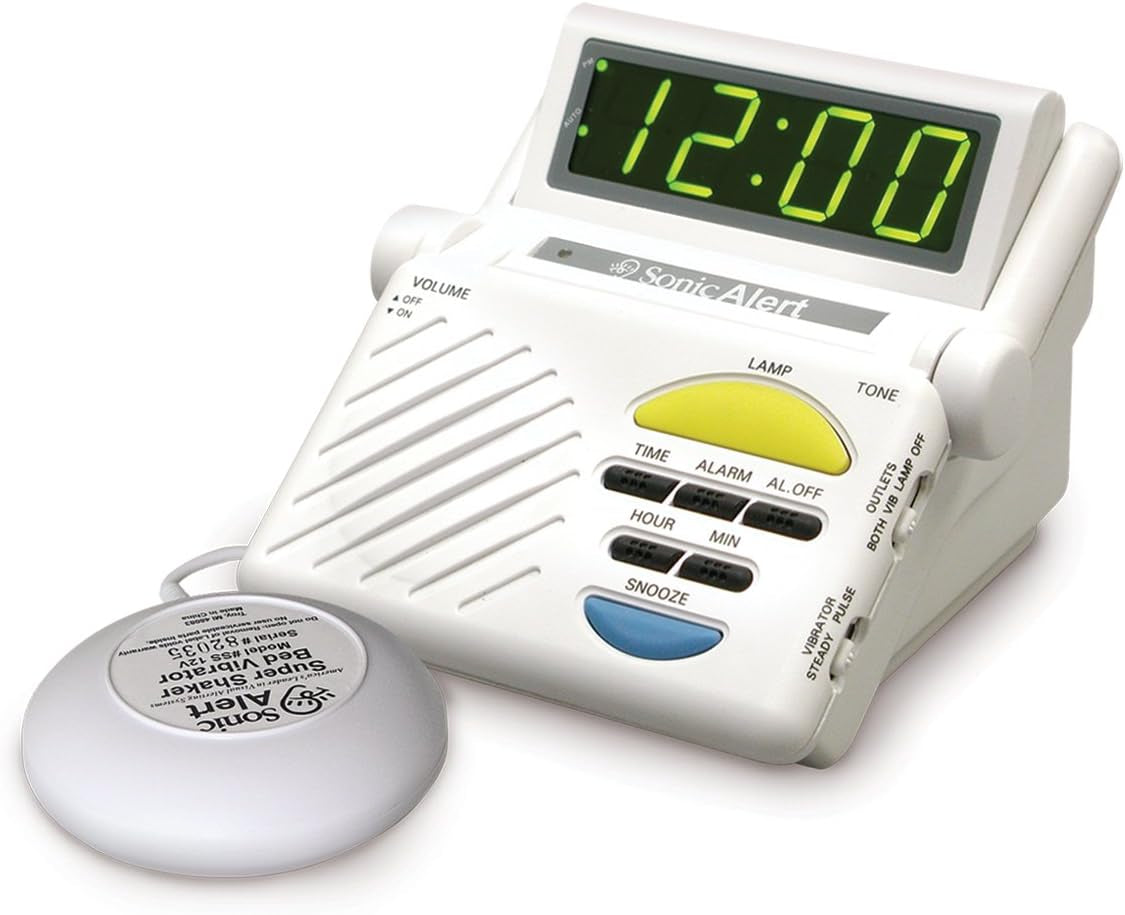 Buy Sonic Alert SB1000SS Sonic Boom Alarm Clock - MyDeal Australia