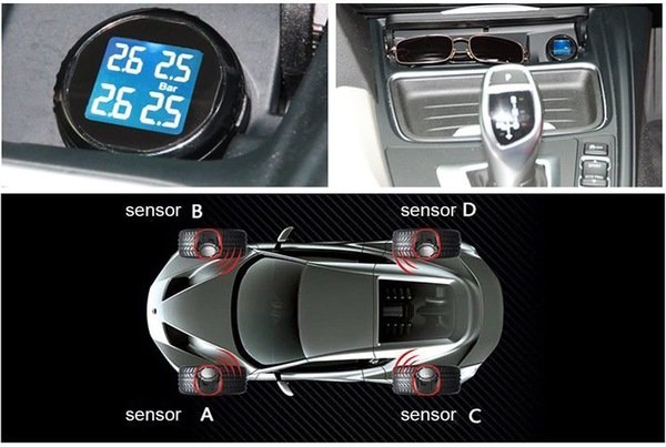 Buy Vesafe Tire Pressure Monitoring System TPMS, Wireless Real-time ...