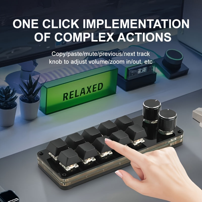 Buy Wired Small Keyboard Mini Shortcut Key Gaming Auxiliary Keyboard Office Document Auxiliary