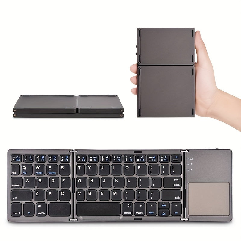 Buy Wireless Folding Keyboard Keyboard With Touchpad For Windows, Android, IOS, Phone, Multi ...