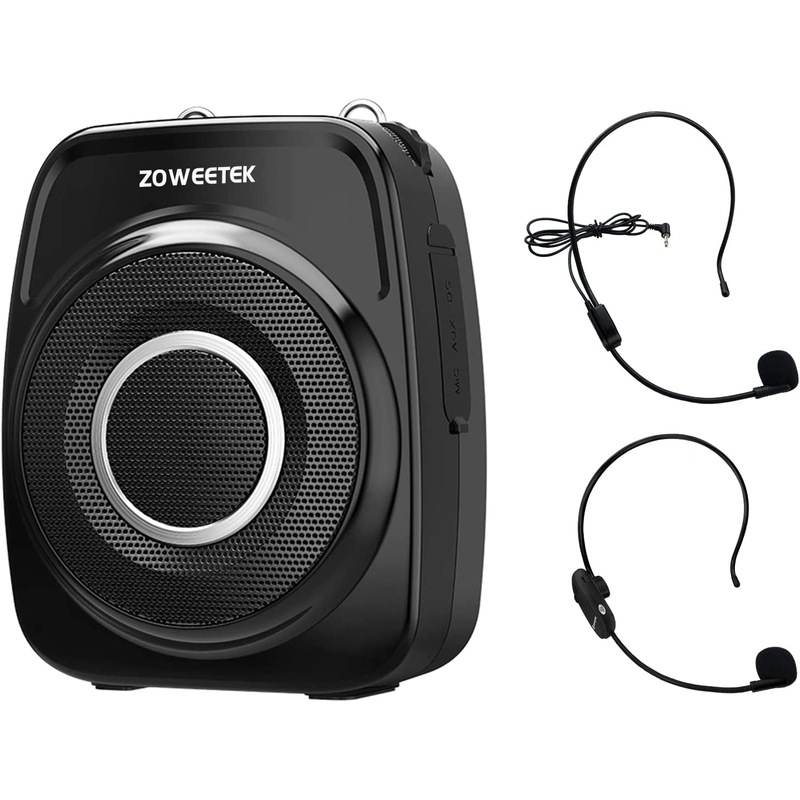 Buy ZOWEETEK Voice Amplifier with Wireless Microphone Headset,Voice ...