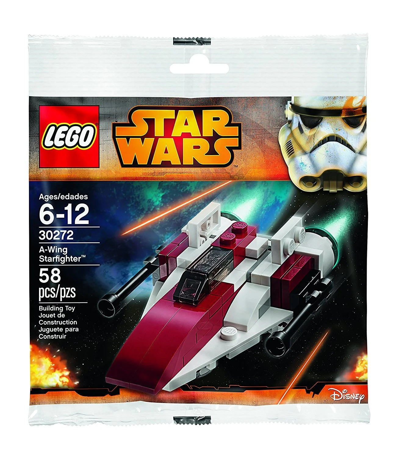 Buy LEGO 30272 - Star Wars A-wing Starfighter Polybag - MyDeal Australia