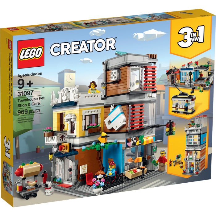Buy LEGO 31097 - NEW Creator 3in1 Townhouse Pet Shop and Cafe - MyDeal ...