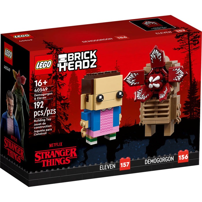 Buy LEGO 40549 - BrickHeadz Stranger Things™ Demogorgon & Eleven ...