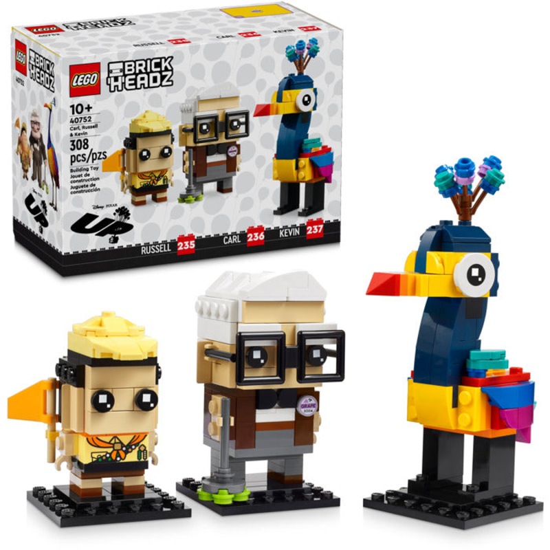 Buy LEGO 40752 - BrickHeadz Disney UP Carl, Russell & Kevin - MyDeal