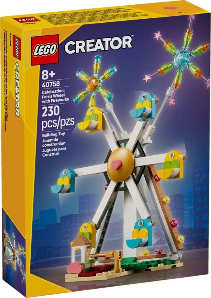Buy LEGO 40758 - Creator Celebration: Ferris Wheel with Fireworks ...