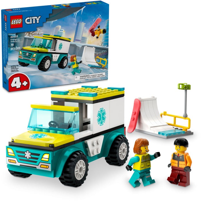 Buy LEGO 60403 - City Emergency Ambulance - MyDeal Australia