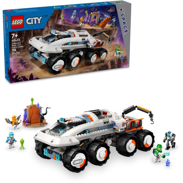 Buy LEGO 60432 - City Space Command Rover and Crane Loader - MyDeal ...