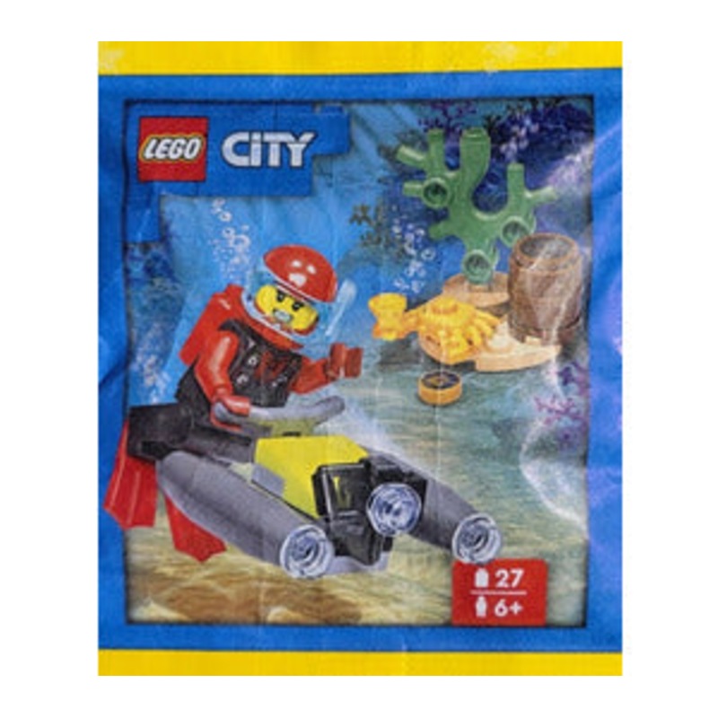 Buy LEGO 952311 - City Diver with Underwater Scooter Bagged - MyDeal