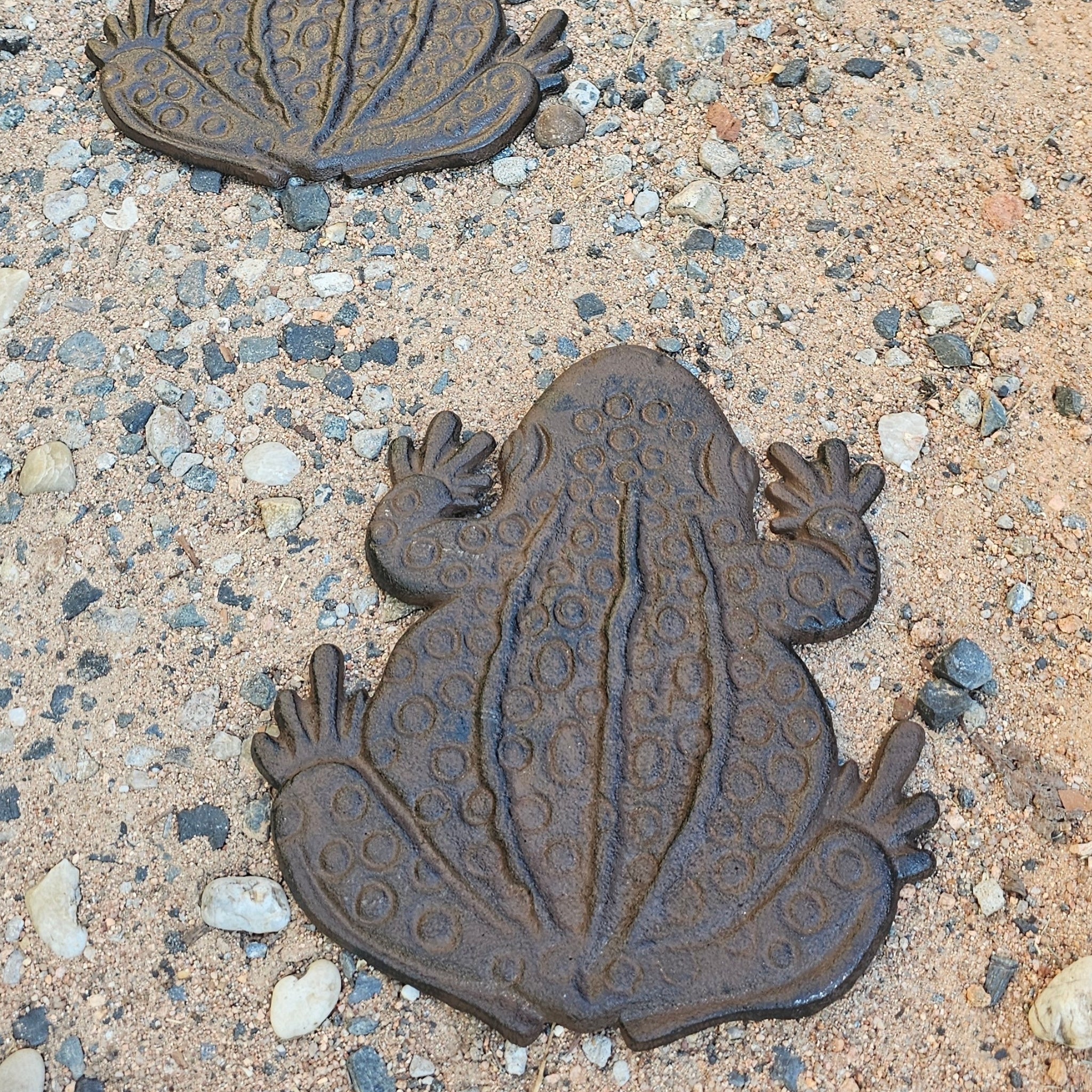 Buy Cast Iron Frog Garden Stepping Stone - MyDeal Australia