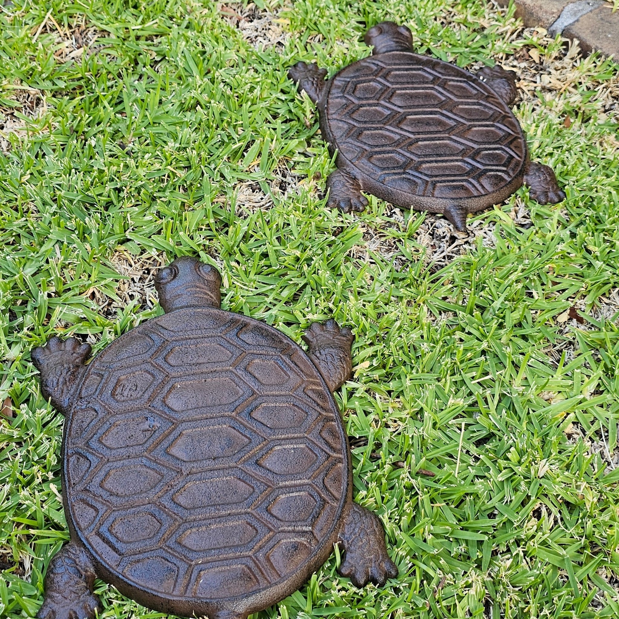 Buy Cast Iron Turtle Garden Stepping Stone - MyDeal Australia