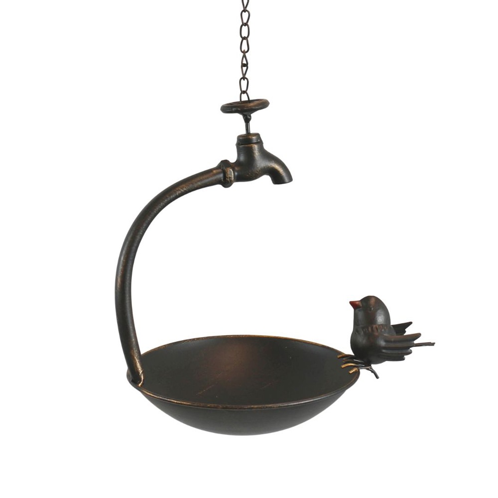 Buy Sill & Sage Metal Tap Bird Feeder 50cm Outdoor Garden Decor w ...