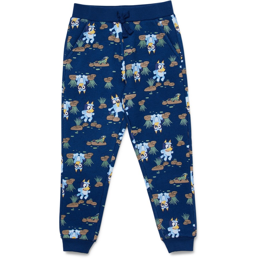 Buy Bluey Boys Print Track Pant - Dark Blue - MyDeal Australia